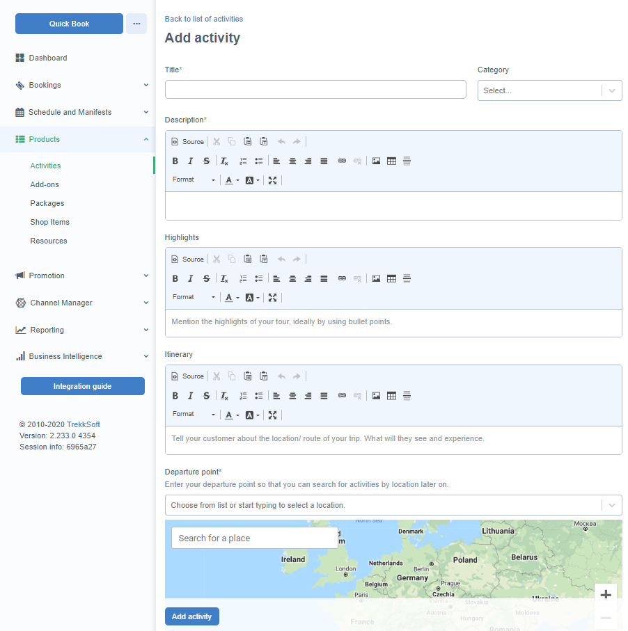 Create Your Activity