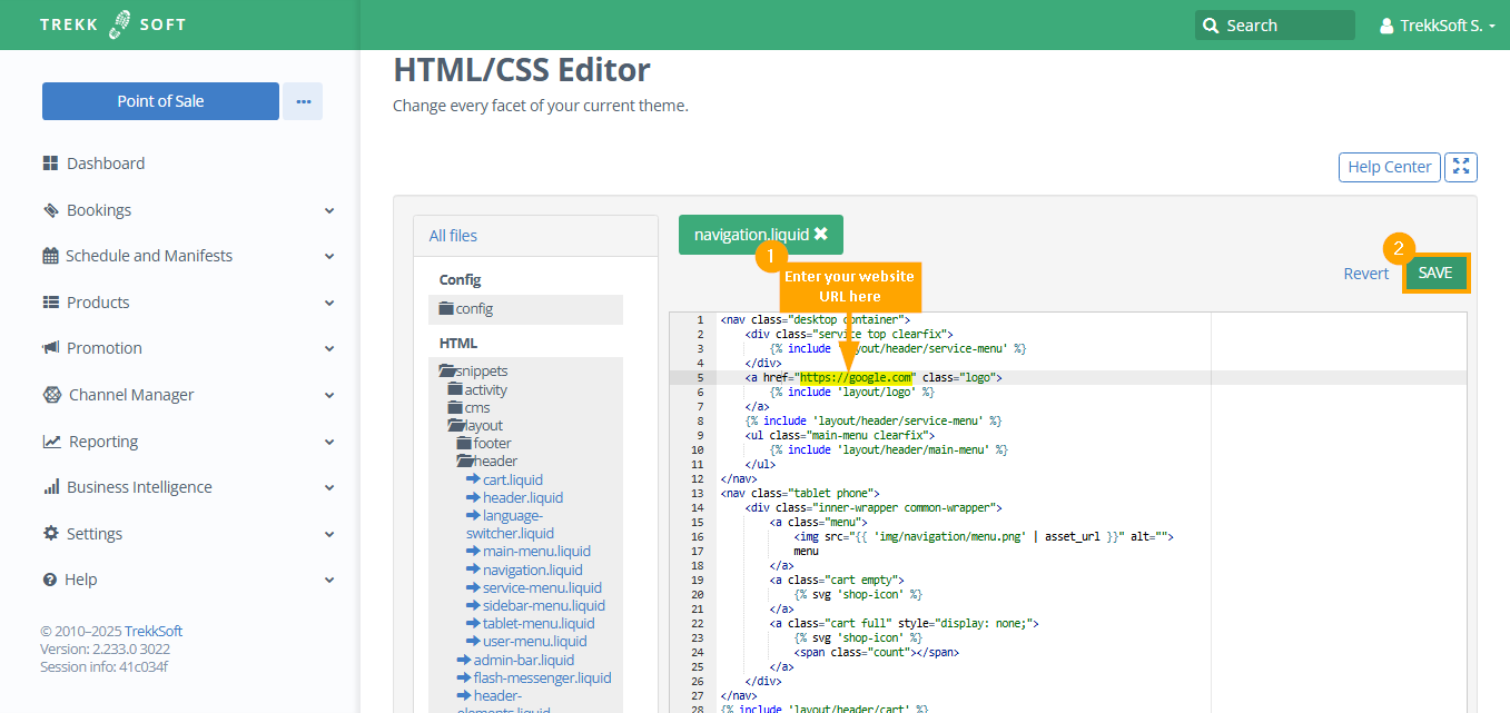 How to Change Website Logo Link & URL Redirection
